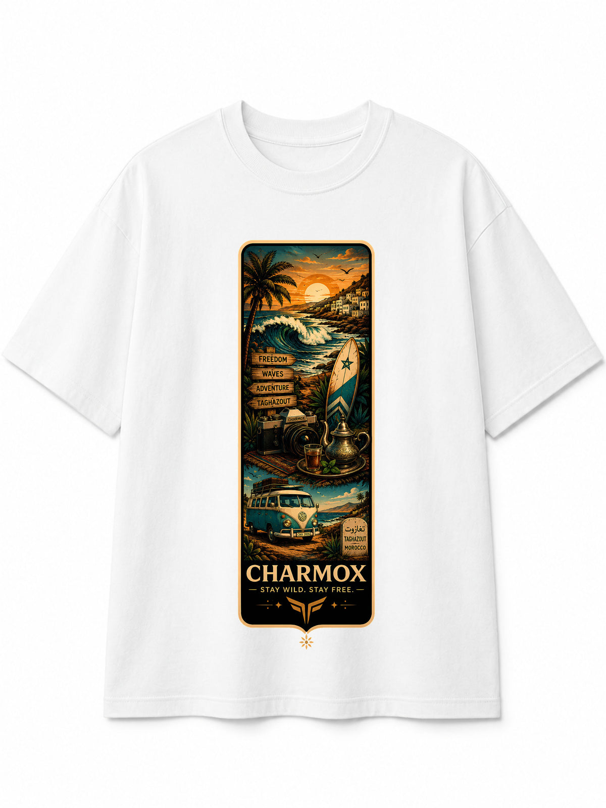Freedom Waves Tee – C H A R M O X